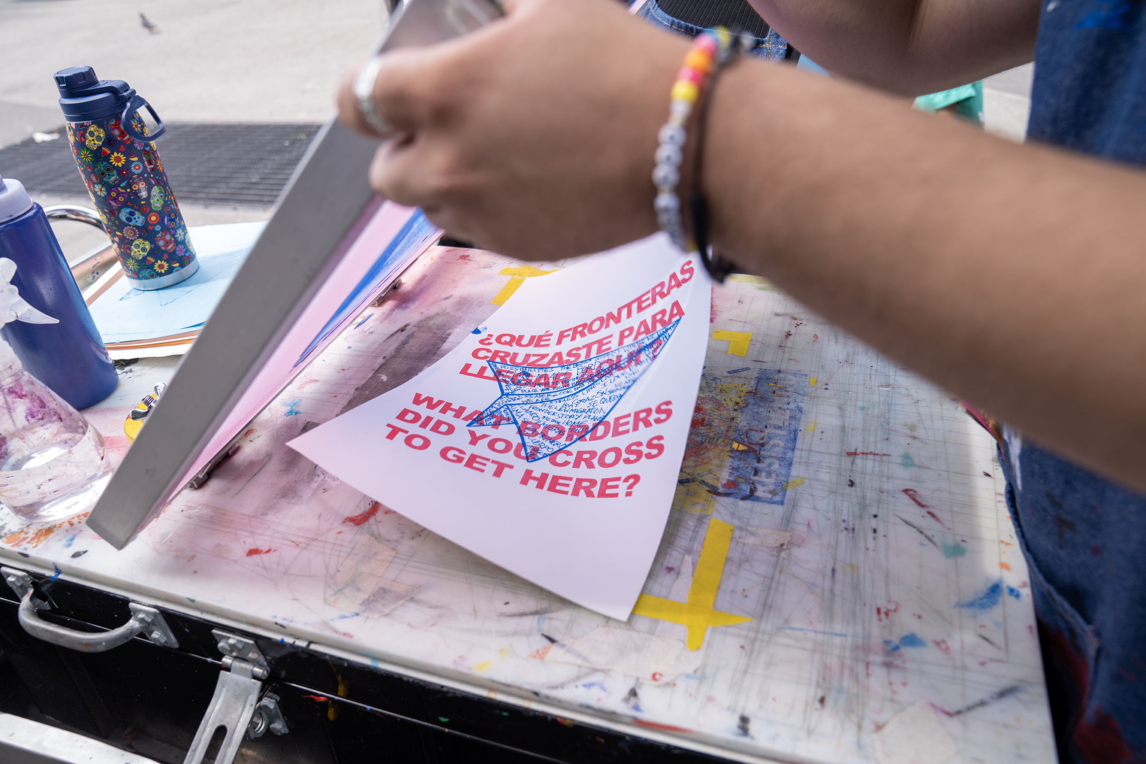 Screenprinting with Mobile Print Power - Public Art Fund